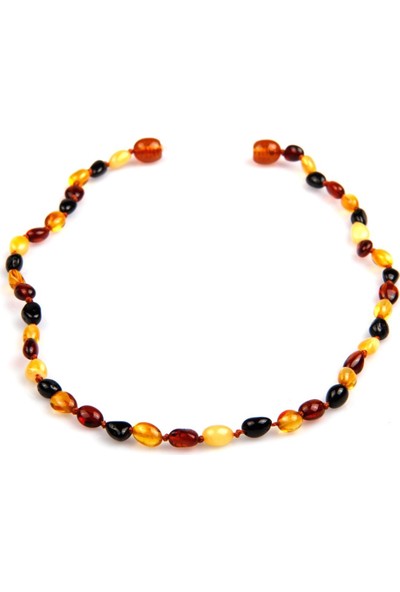 Asya Gems Kehribar Bebek Diş Kolyesi