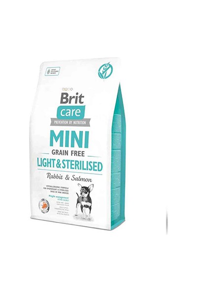 Brit Britcare Tahılsız Mini Light Steril Tavşan,somon Köpek Mama 2 kg Brit Britcare Tahılsız Mini Light Steril Tavşan,somon Köpek Mama 2 kg