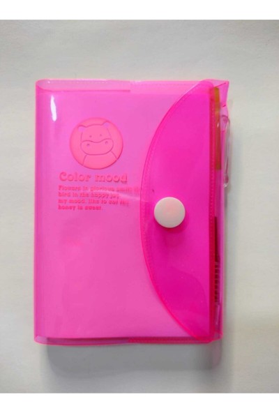 Keskin Color Linea Neon Tükenmez Kalemli Not Defteri Pembe