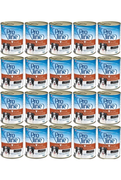 Proline Biftekli Köpek Konservesi 415 gr x 20 Proline Biftekli Köpek Konservesi 415 gr x 20