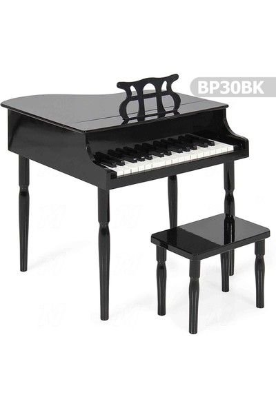 Manuel Raymond Çocuk Için Ahşap Piyano BP30BK + Nota Sehpası ve Tabure Manuel Raymond Çocuk Için Ahşap Piyano BP30BK + Nota Sehpası ve Tabure