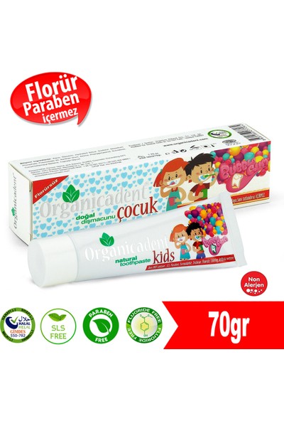 Organicadent Çocuk Diş Macunu (2'li Paket)