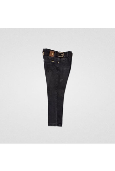 Kid To Kid Erkek Çocuk Siyah Renk Kemerli Jeans