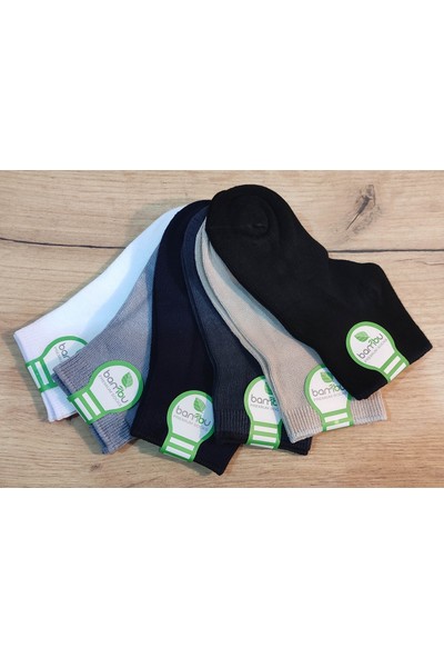 Erceys Çocuk 6'lı Yazlık Bambu Patik Çorap