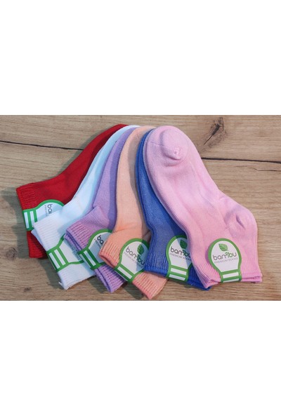 Erceys Çocuk 6'lı Yazlık Bambu Patik Çorap