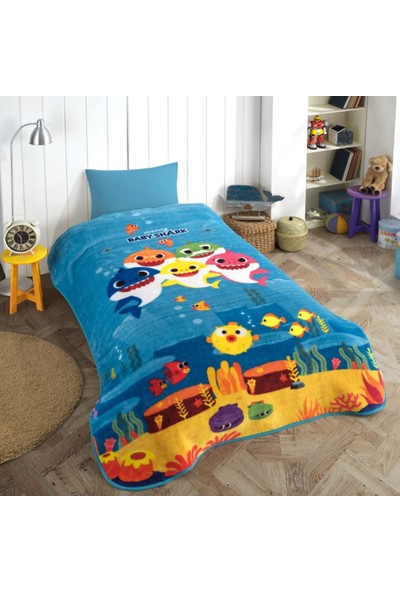 Hobby Baby Shark V1 Tek Kişilik Lisanslı Battaniye