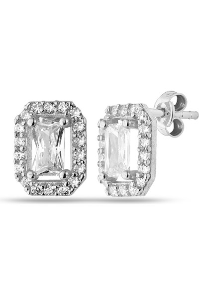 Glorria Gümüş Baget Küpe