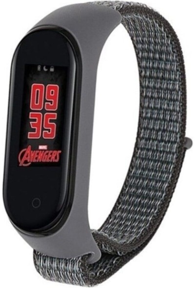 Xiaomi Mi Band 3 4 5 6 Hasır Kumaş Örgü Spor Kordon Kayış