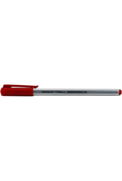 Pensan Triball Tükenmez Kalem 1 Mm Kırmızı 12'li Pensan Triball Tükenmez Kalem 1 Mm Kırmızı 12'li