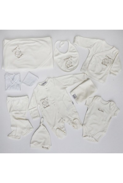 Pierre Cardin Baby 10'lu Organik Hastane Çıkışı Fil