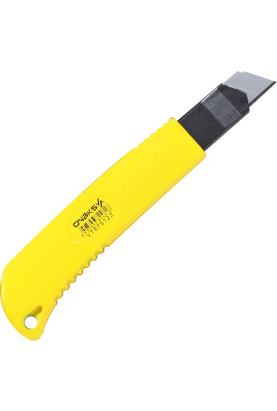 Onaks VT875122 Kalın Metal Maket Bıçağı Sarı 18 mm Onaks VT875122 Kalın Metal Maket Bıçağı Sarı 18 mm