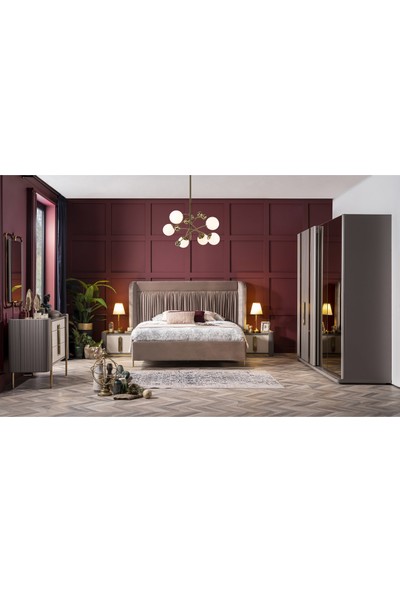 Weltew Home Florya Bazalı ve Karyolalı Yatak Odası Takımı Weltew Home Florya Bazalı ve Karyolalı Yatak Odası Takımı