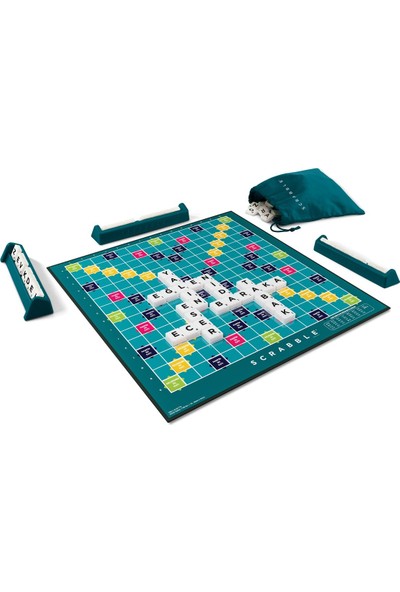 Scrabble Orijinal Türkçe, Kutu Oyunu, Mattel Games Y9611 Scrabble Orijinal Türkçe, Kutu Oyunu, Mattel Games Y9611