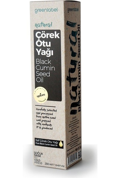 Green Label Çörek Otu Yağı 250 ml Green Label Çörek Otu Yağı 250 ml