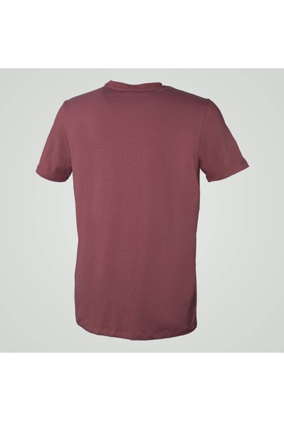 Exuma 1012051-679 Erkek Bordo Tshirt M