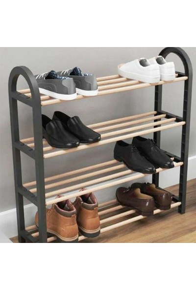 Sinbo Ahşap Ayakkabılık 4 Katlı