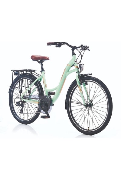 Corelli Merrie 24 Jant Vb 41K 21V Şehir Bisikleti Mint - Kahve Corelli Merrie 24 Jant Vb 41K 21V Şehir Bisikleti Mint - Kahve