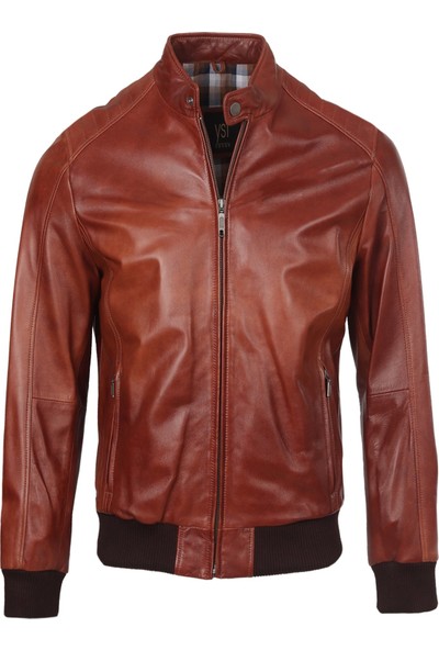 Ysf Regular Fit Spor Deri Ceket 02