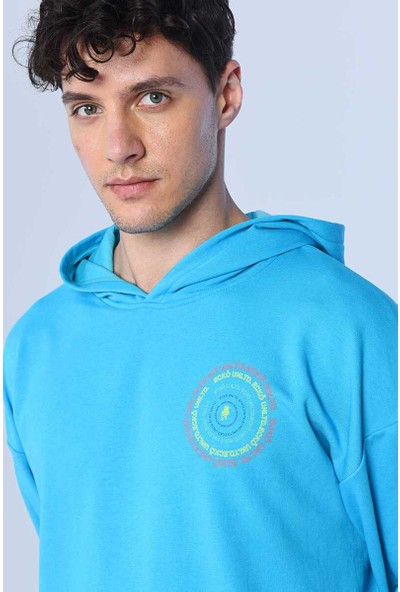 Ecko Unltd Tureng Mavi Erkek Kapüşonlu Hoodie