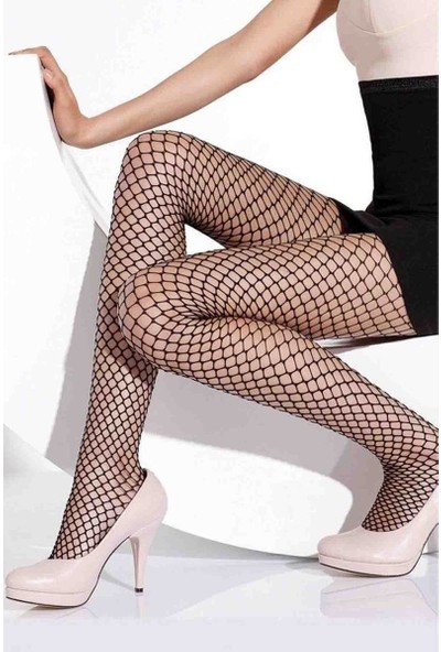 Daymod Day Mod Pesca File Külotlu Çorap Siyah