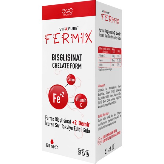 Fermix Şurup Bisglisinat Chelate Form Fiyatı - Taksit Seçenekleri