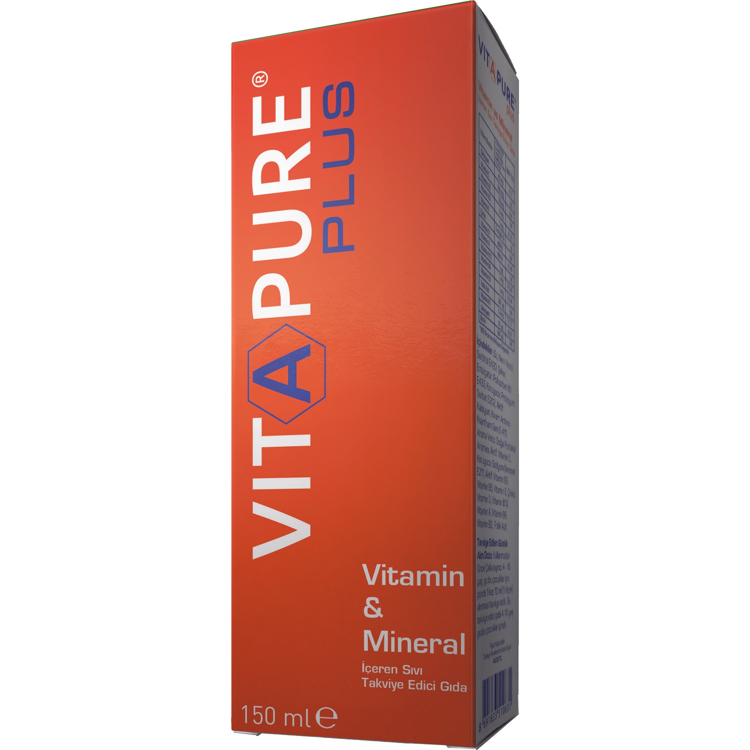 Vitapure Plus Vitamin ve Mineral Şurup 150 ml Multivitamin Fiyatı
