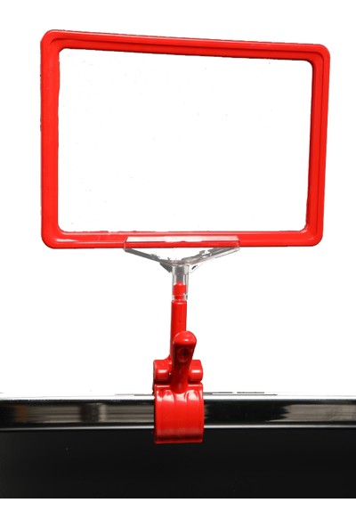 Modern Raf A5 Mandallı Etiketlik Kırmızı 4'lü