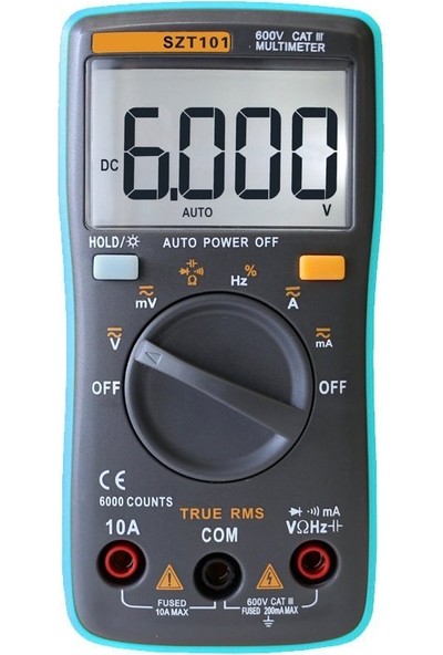 Mastech SZT101 Dijital Multimetre Mastech SZT101 Dijital Multimetre