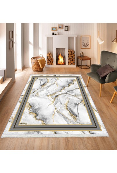 Benzahome Dijital Baskılı Kaymaz Deri Taban Halı Benzahome Dijital Baskılı Kaymaz Deri Taban Halı