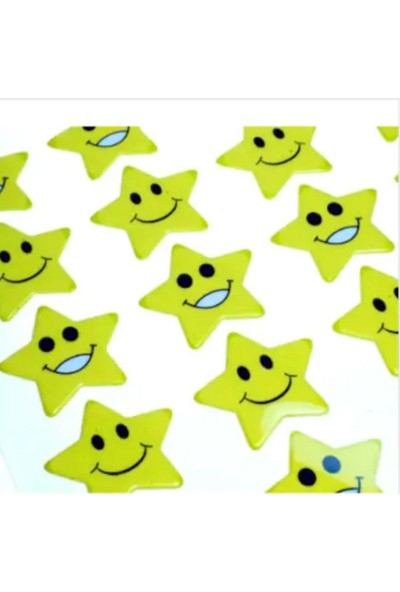 Hüba Takı Yıldız Gülen Yüz Sticker