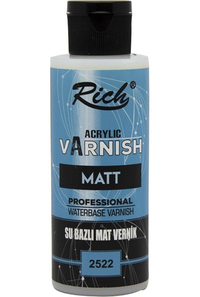Rich Su Bazlı Vernik Mat 120 cc