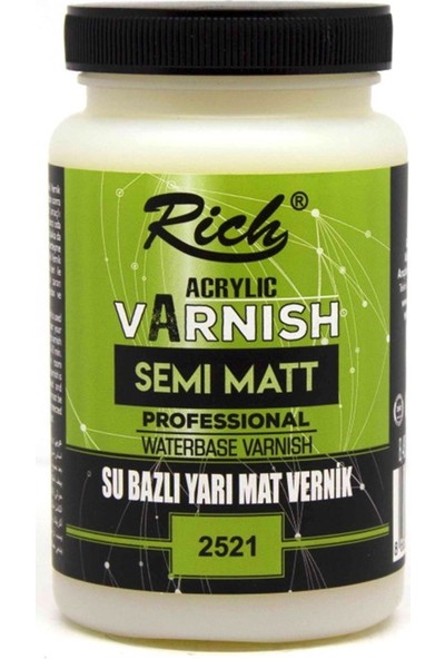 Rich Su Bazlı Yarı Mat Vernik 250 cc