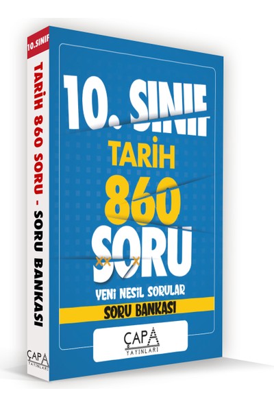 Çapa Yayınları 10.sınıf Tarih Soru Bankası