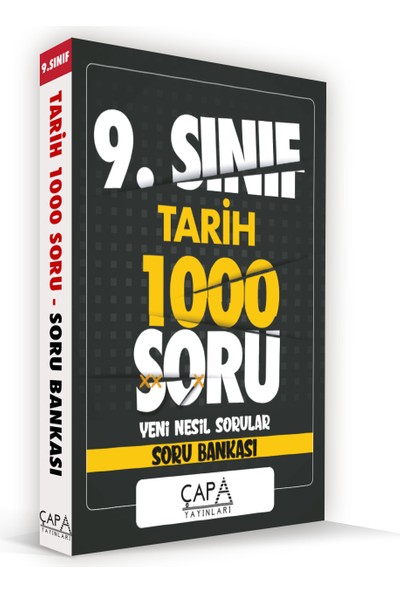 Çapa Yayınları 9.sınıf Tarih Soru Bankası