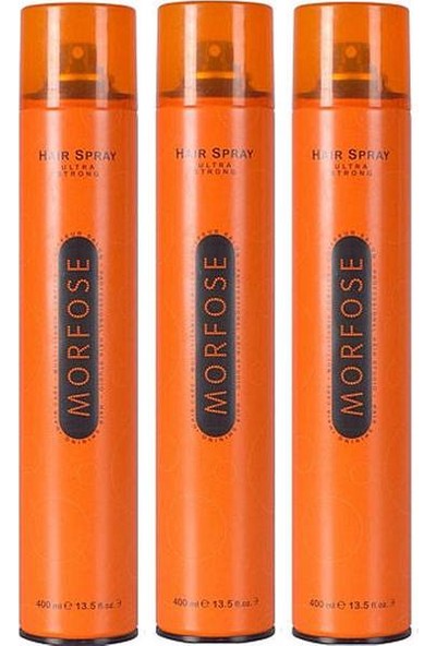 Morfose Ultra Strong Saç Spreyi 400ML 3lü Morfose Ultra Strong Saç Spreyi 400ML 3lü