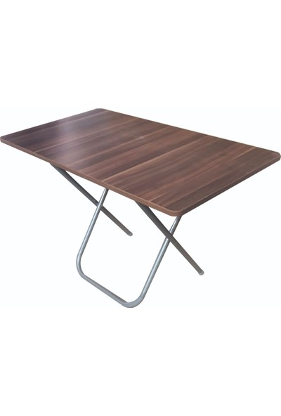 Güvenç 70X120 Katlanır Metal Ayaklı Suntalam Masa Rekn Ceviz Güvenç 70X120 Katlanır Metal Ayaklı Suntalam Masa Rekn Ceviz