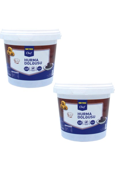 Metro Chef Hurma Dolgusu (Püresi) 2x1 kg Metro Chef Hurma Dolgusu (Püresi) 2x1 kg