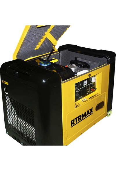Rtrmax RTR8500DES Kabinli Dizel Monofaze Jeneratör 5.5/6 Kva Rtrmax RTR8500DES Kabinli Dizel Monofaze Jeneratör 5.5/6 Kva