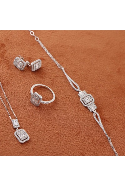 Silveranka 925 Ayar Gümüş Baget Set Silveranka 925 Ayar Gümüş Baget Set