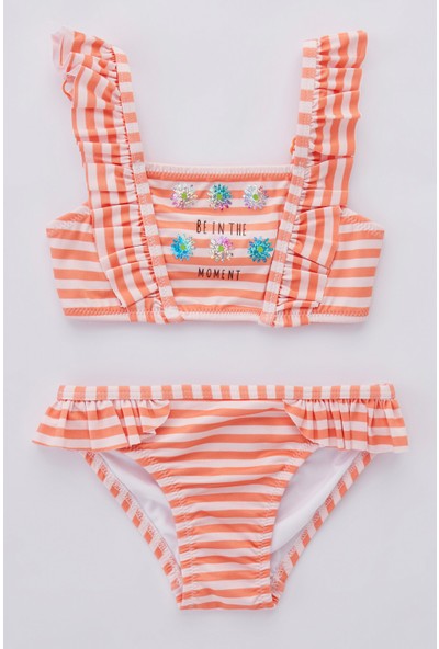 Penti Çok Renkli Kız Çoçuk Shinny Daisy Bikini Takımı
