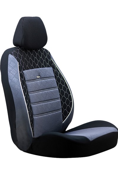 GOF Fiat Tofaş Tipo Koltuk Kılıfı Füme - Beyaz GOF Fiat Tofaş Tipo Koltuk Kılıfı Füme - Beyaz
