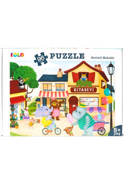 Eolo 96 Parça Puzzle Sevimli Mahalle Eolo 96 Parça Puzzle Sevimli Mahalle