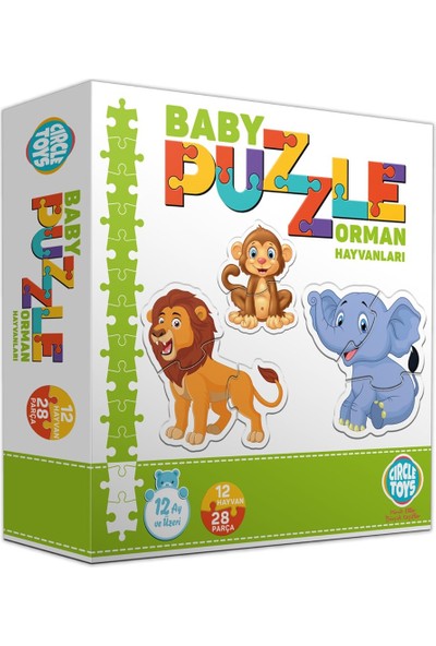 Circle Toys Baby Puzzle Orman Hayvanları Circle Toys Baby Puzzle Orman Hayvanları
