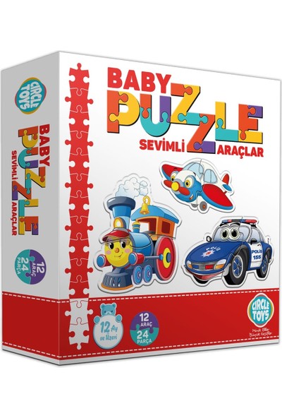 Circle Toys Baby Puzzle Sevimli Araçlar Circle Toys Baby Puzzle Sevimli Araçlar