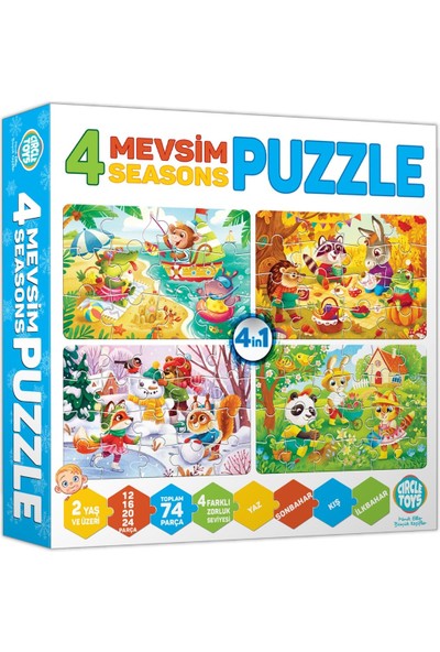 Circle Toys 4 Mevsim Puzzle