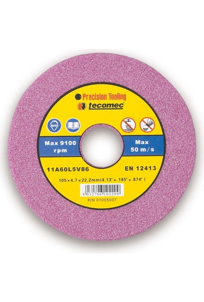 Tecomec 01005006 Zincir Bileme Diski 105X3.2MM 91-3/25 Tecomec 01005006 Zincir Bileme Diski 105X3.2MM 91-3/25