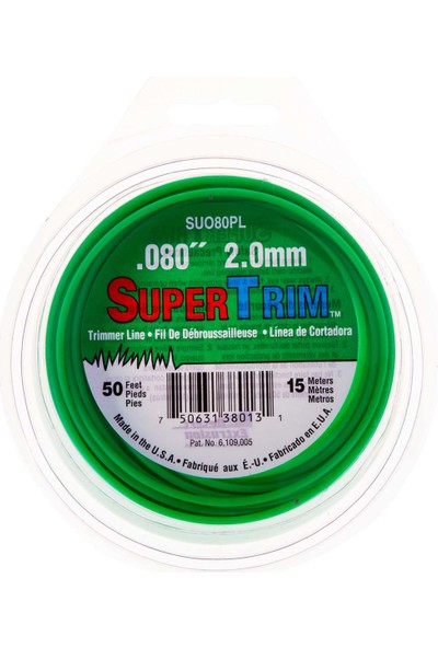 Super Trim Supertrım Misina 2.0mm 15M Yeşil Super Trim Supertrım Misina 2.0mm 15M Yeşil
