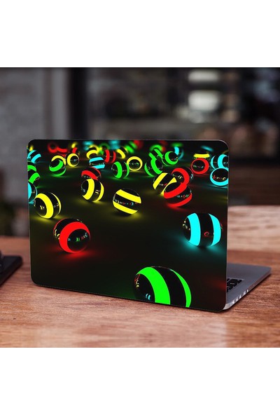 Smartad Renkli Misketler Laptop Sticker
