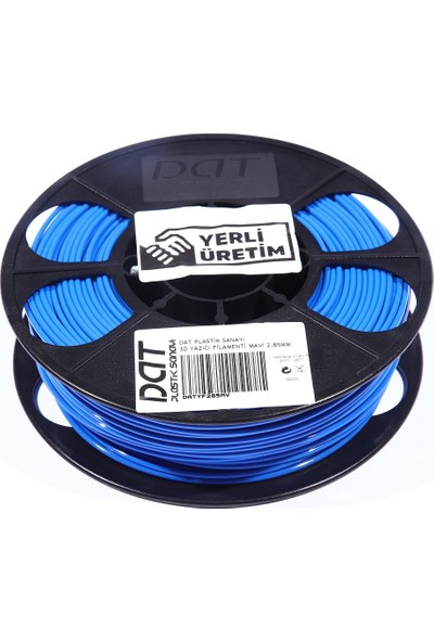 Dat Plastik Yerli Üretim Pla 3D Filament Mavi 1.75MM Dat Plastik Yerli Üretim Pla 3D Filament Mavi 1.75MM