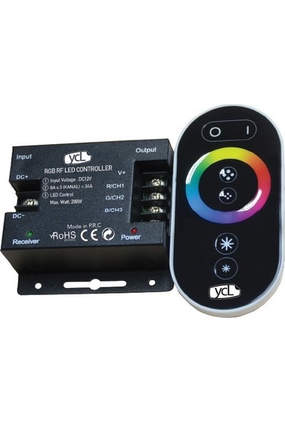 Ycl PLR-240 Tam Dokunmatik Rgb Rf LED Kumanda